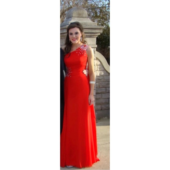 Dresses | Red Evening Gown | Poshmark